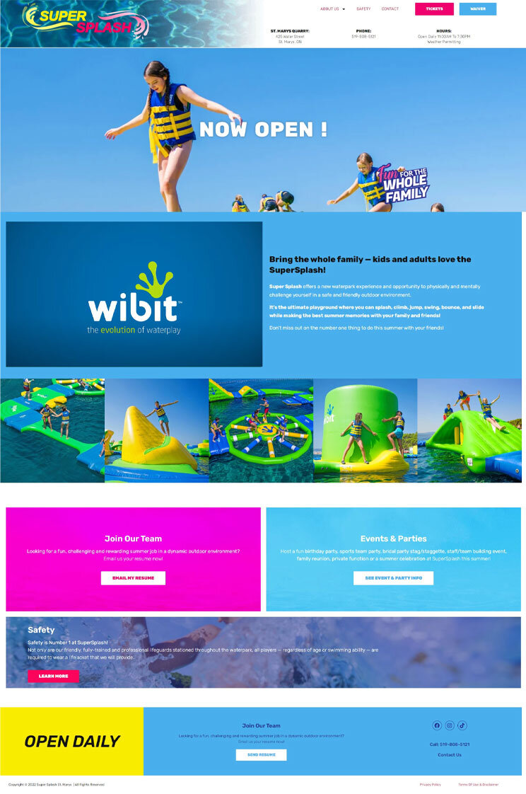 SuperSplash Waterpark — Panda Rose Consulting Studios, Inc.